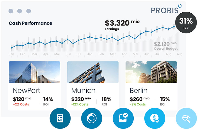 PROBIS° cost management and project controlling software