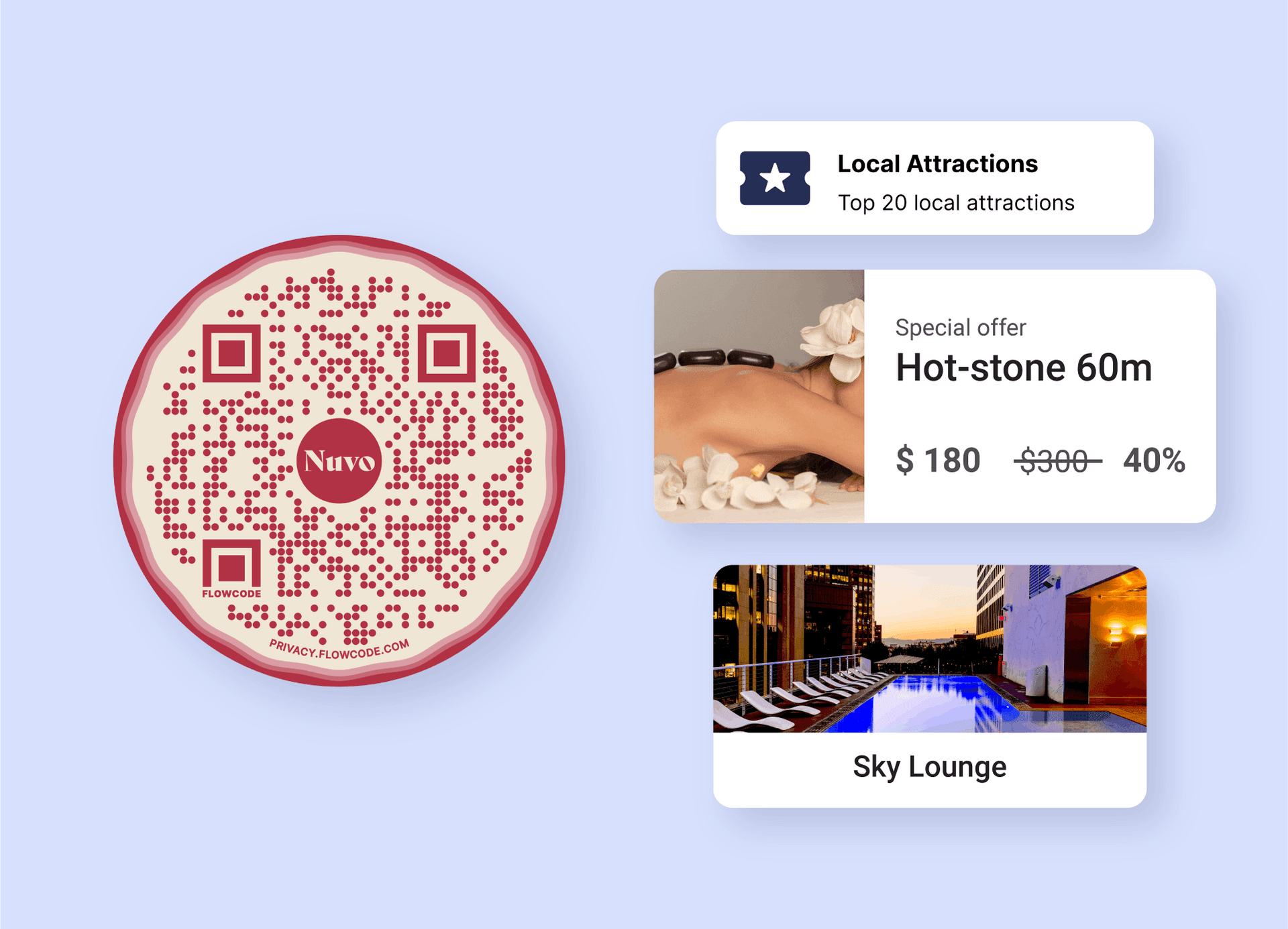 Dynamic QR Code Generator for Hotels and Travel | Flowcode