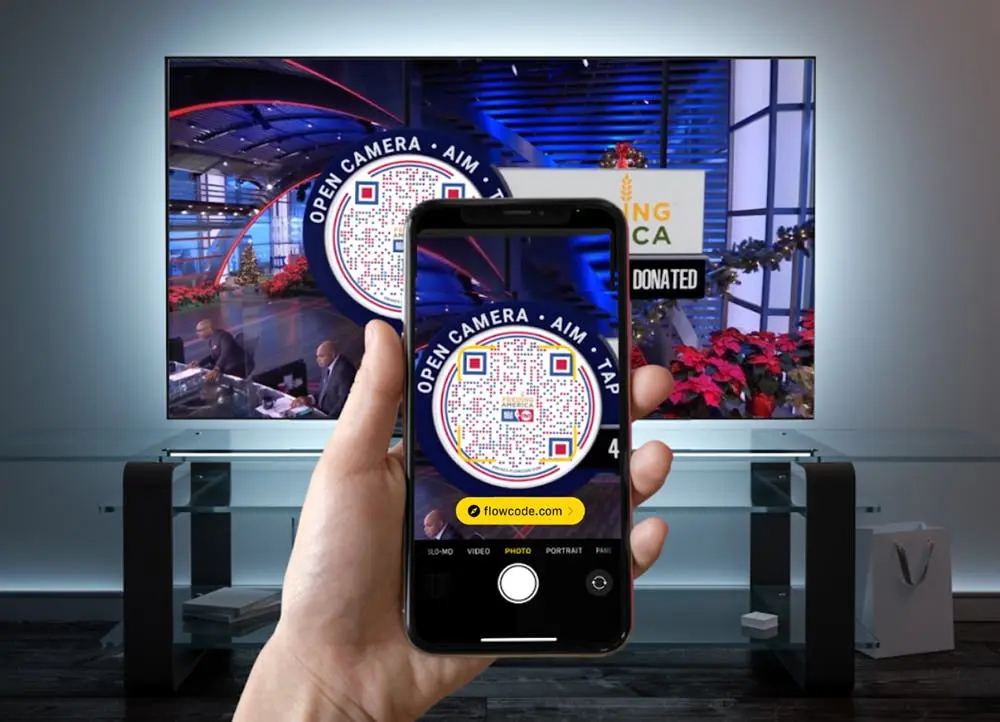 Dynamic QR Code Generator for TV | FlowcodeTV