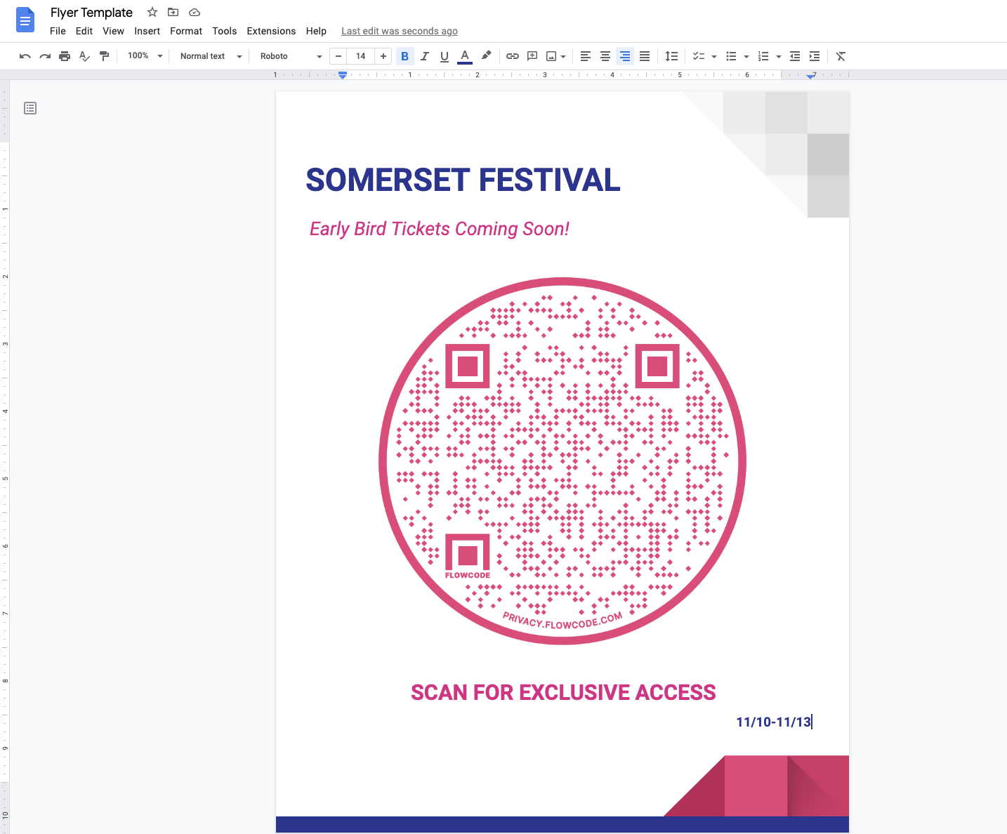 How To Format & Print Your Flowcode with Google Documents