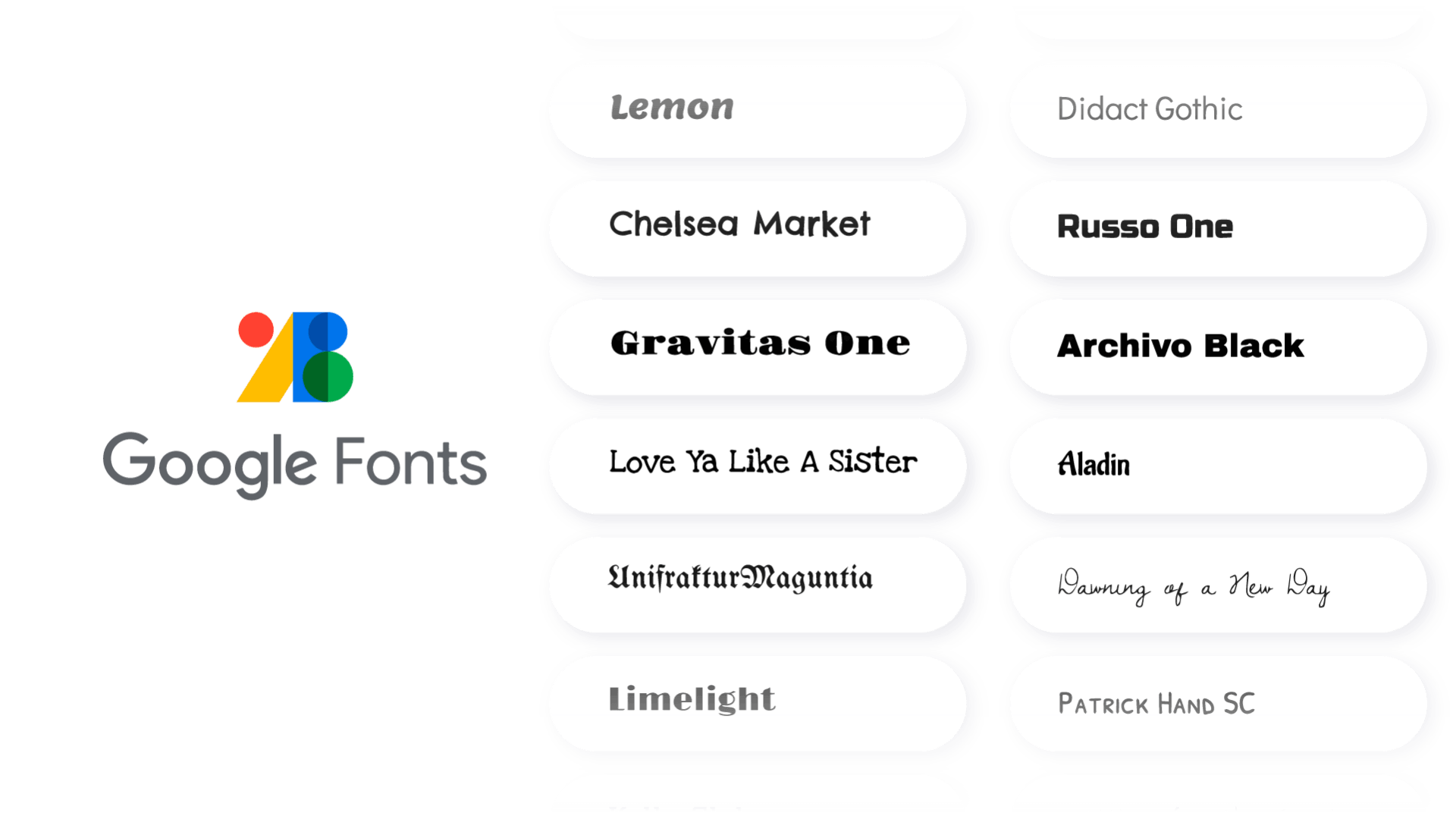 Introducing: Google Fonts Integration