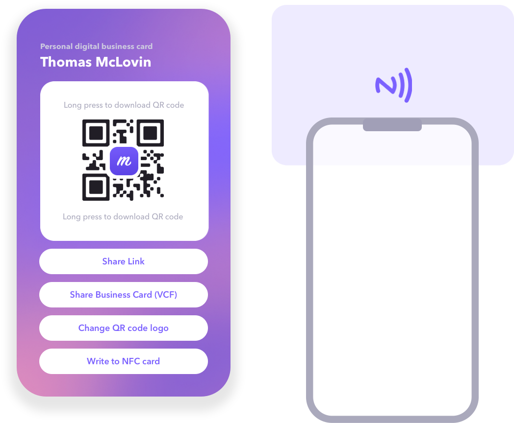 Memento | Digital Business Card