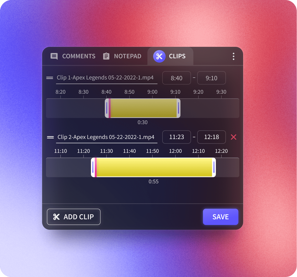 Insights Capture — recording software for gaming 💥