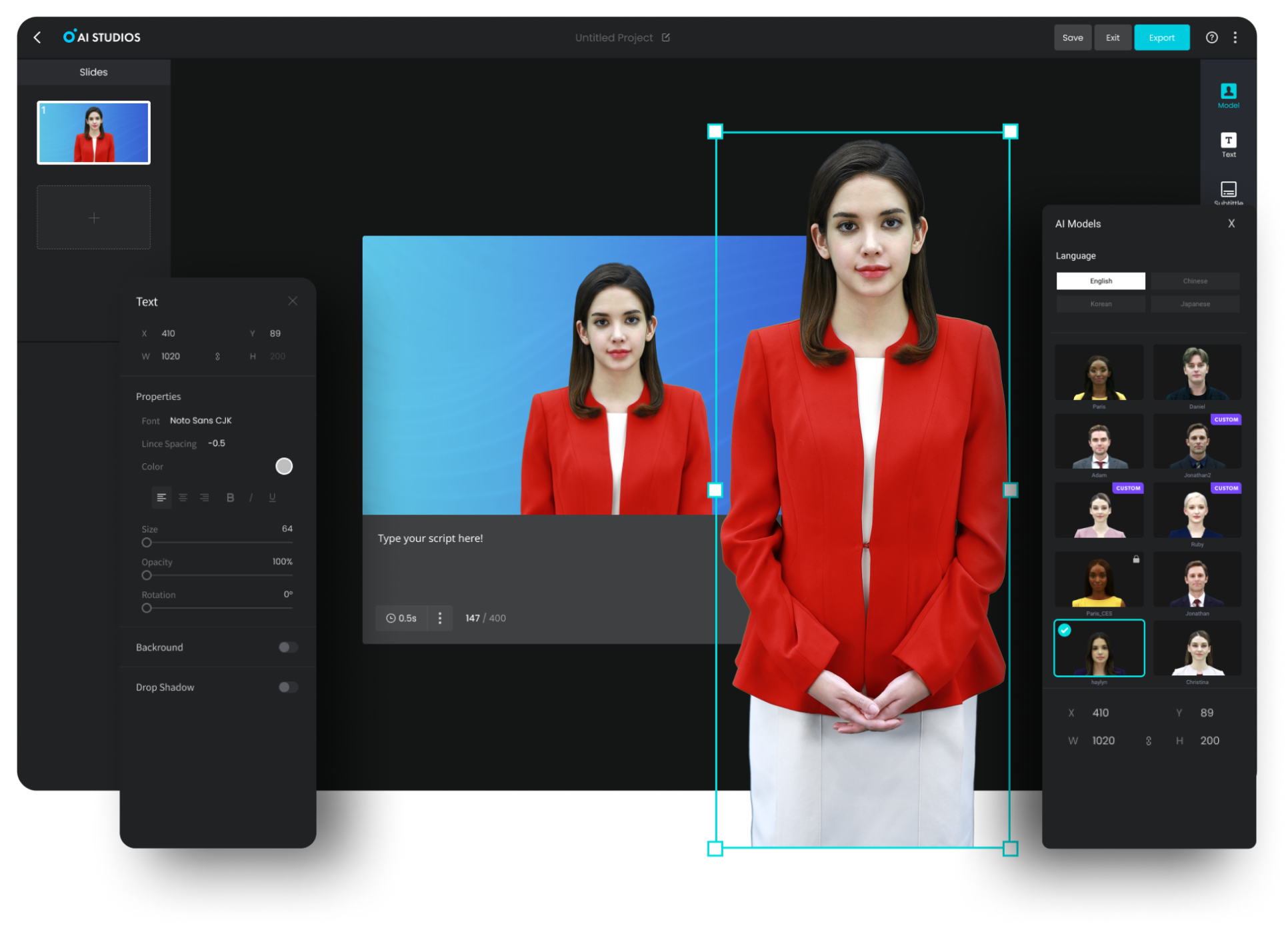 Deepbrain AI Unlock The Power Of Automation Easily Change The Language Of Your PowerPoint 