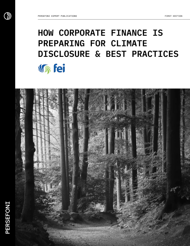How Corporate Finance is Preparing for Climate Disclosures & Best ...
