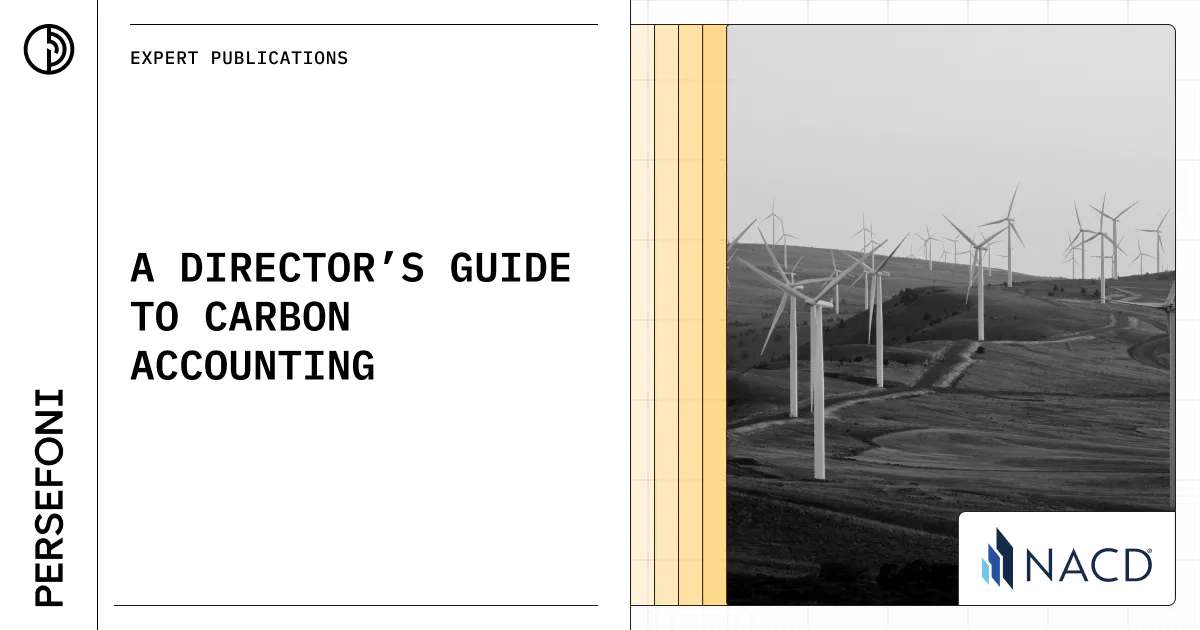The Director S Guide To Carbon Accounting Persefoni