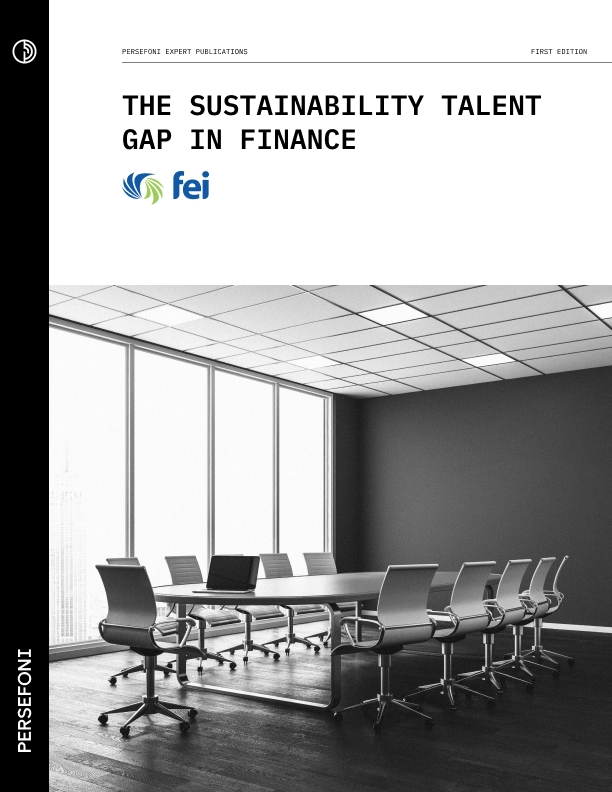 The Sustainability Talent Gap in Finance - Persefoni