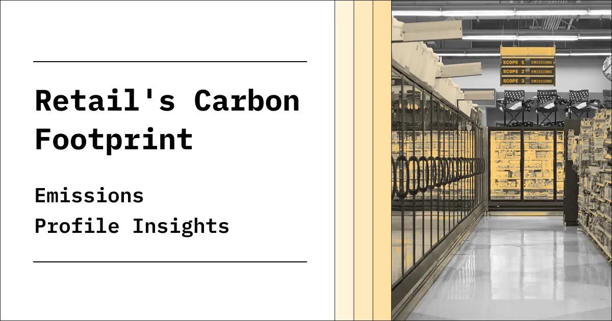 Retail Carbon Footprint: Emissions Profile Insights - Persefoni