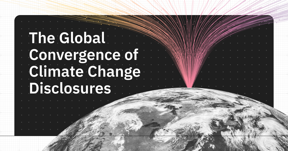 The Global Convergence of Climate Change Disclosures - Persefoni