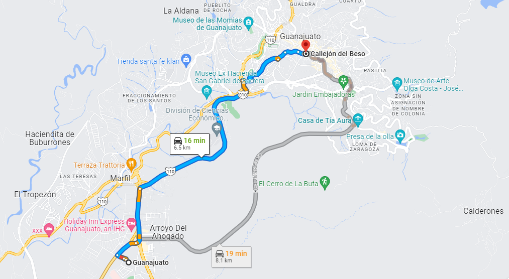 How to get to Guanajuato from Leon Airport (BJX)