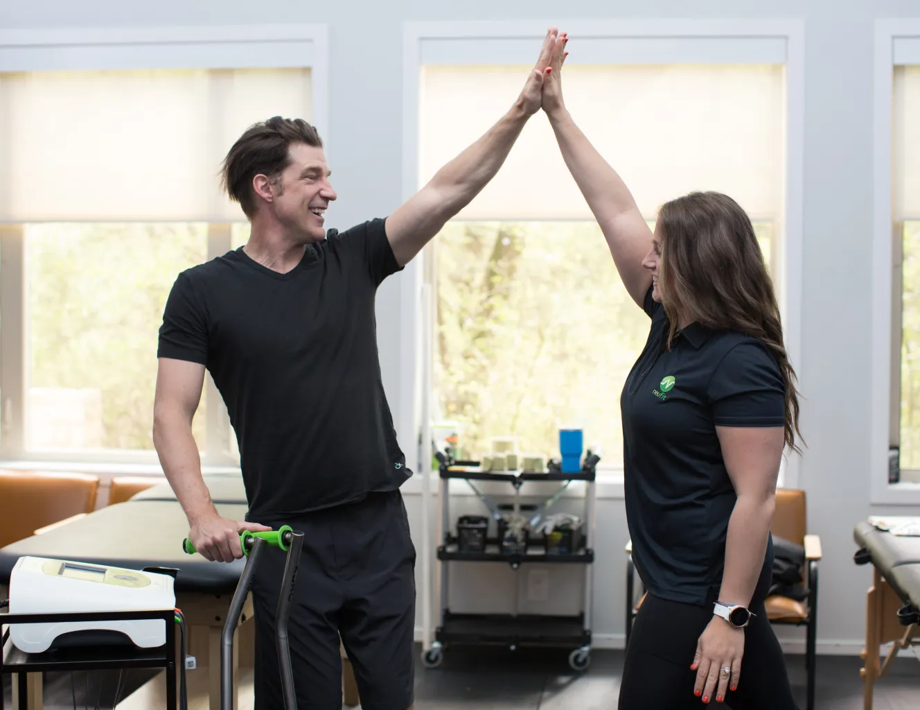 NeuFit Practice Benefits and Neuromuscular Electrical Stimulation