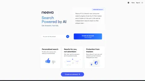 AI Search Engine - Neeva