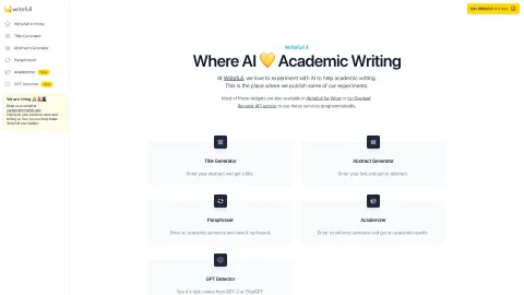 Academic AI Writing Tool - Writefull
