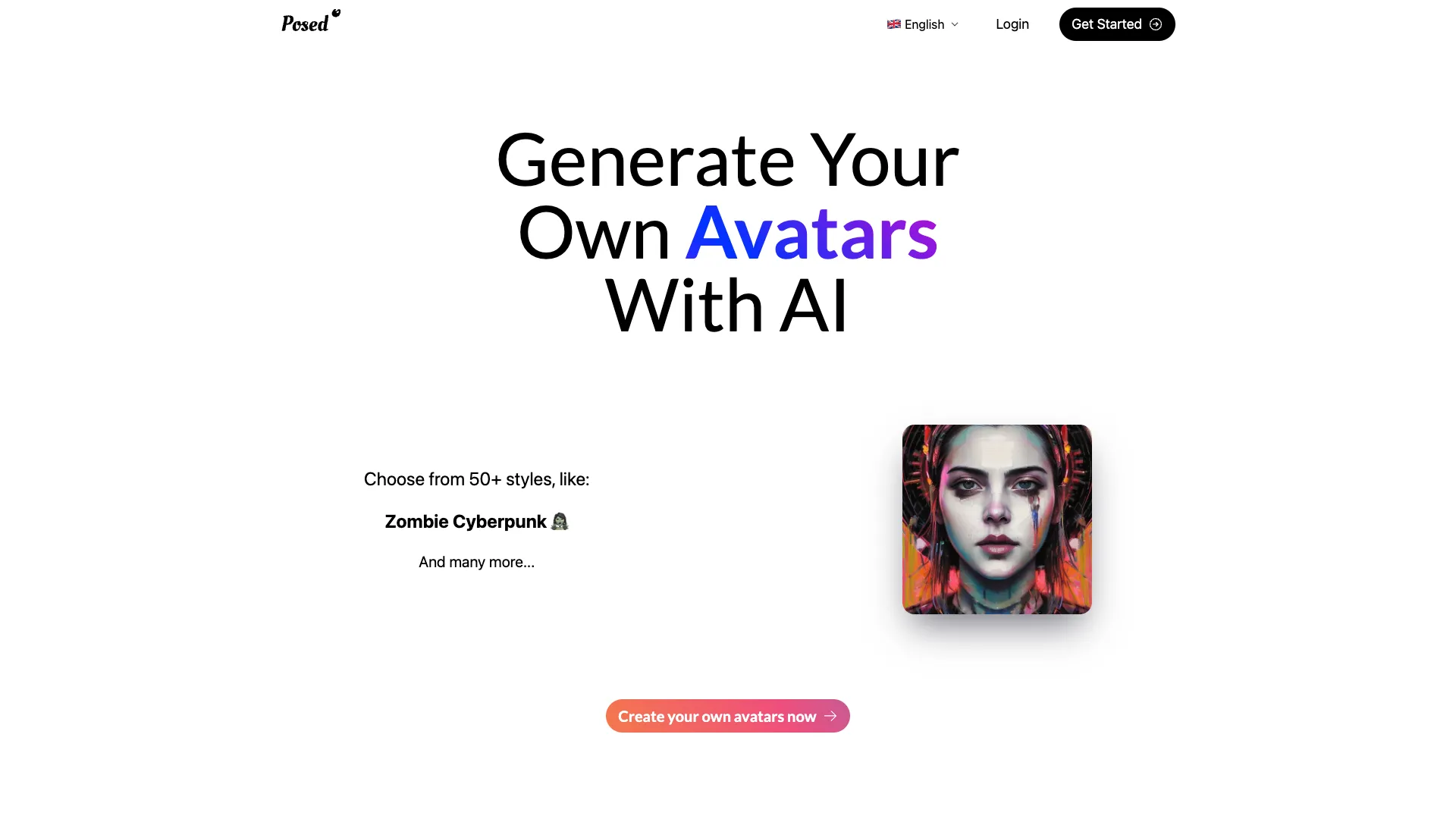 Generate Medieval Avatars from AI - Posed
