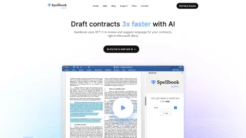 AI Contract Creator in Microsoft Word - Spellbook