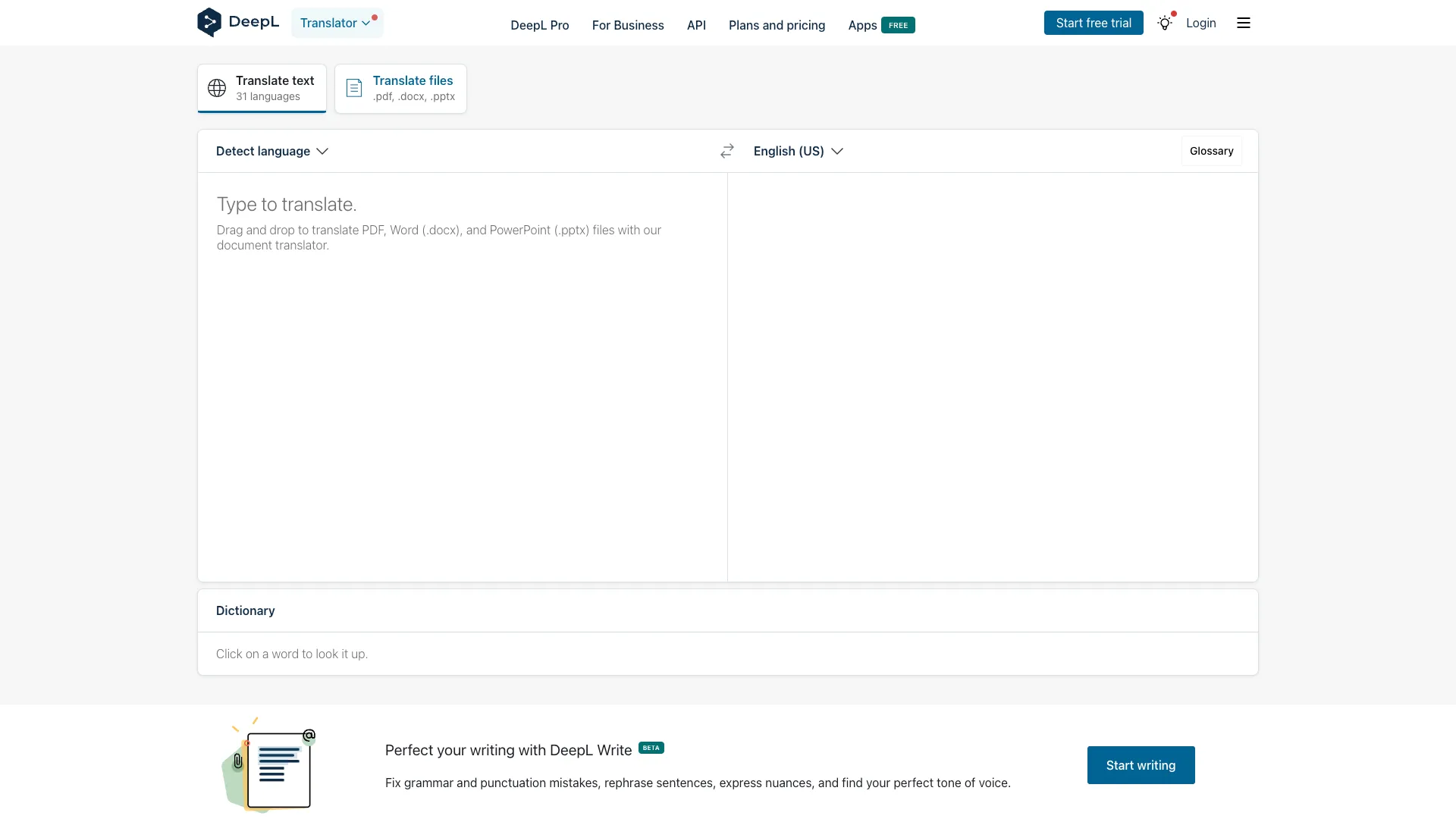 AI Text Translation Tool - DeepL