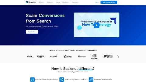AI Powered SEO Tool - Scalenut