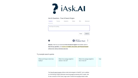 AI Search Engine - Iask