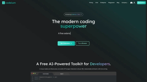AI Code Completion Tool - Codeium