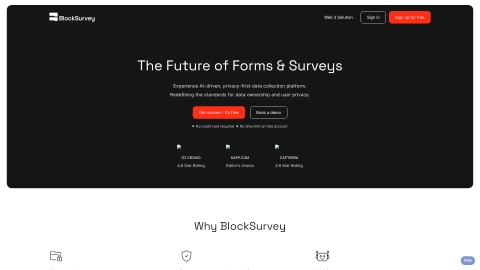 AI Survey Platform - Blocksurvey