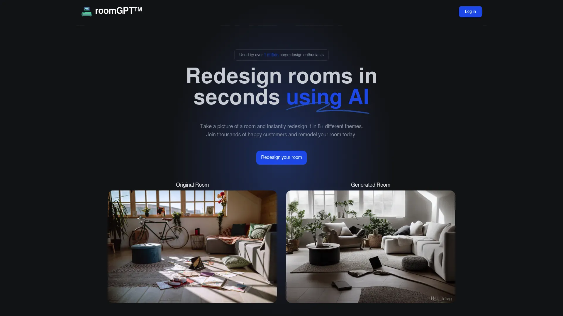 AI Room Redesign - RoomGPT