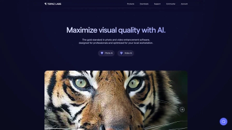 AI Image Quality Software - Topazlabs