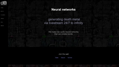 AI Audio Imitator - Dadabots