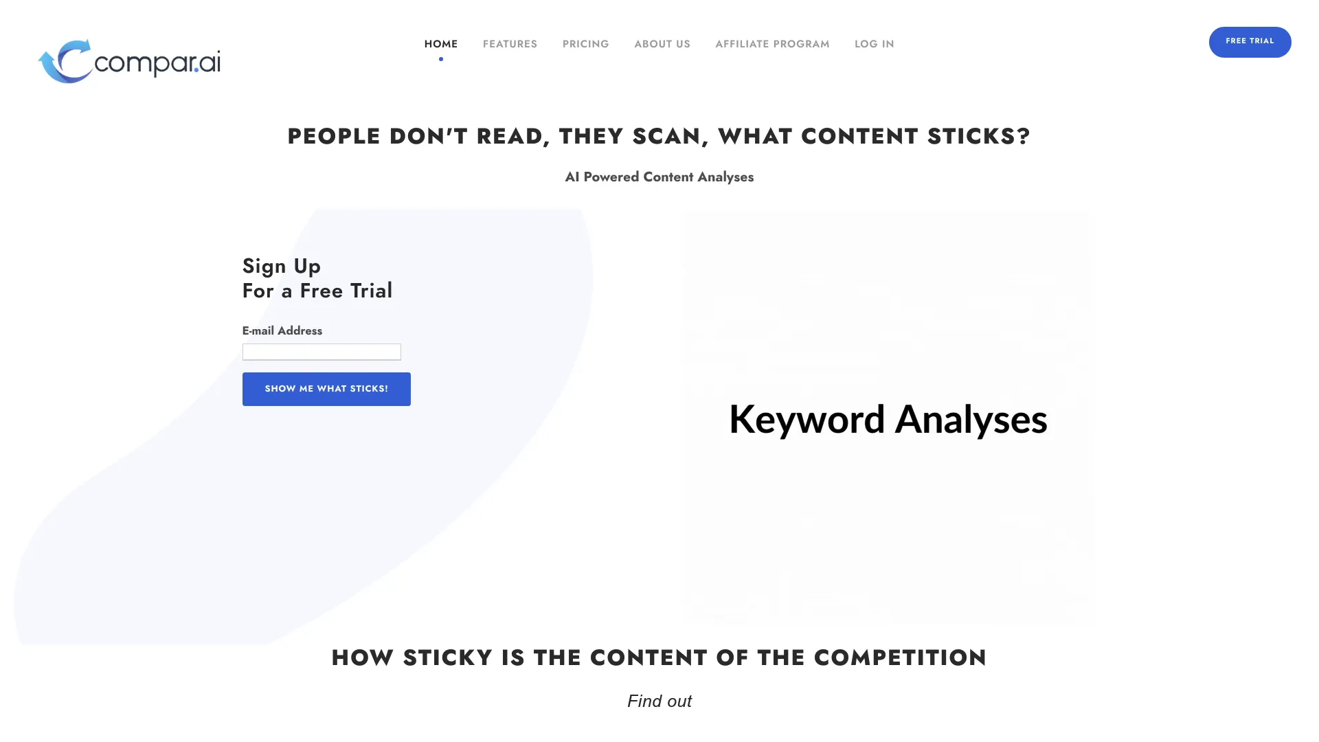 AI Content Analysis Tool - ComparAI