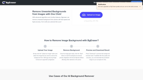 AI Background Remover - Bgeraser