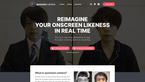 AI Facial Expression Reflection - Xpressioncamera