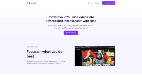 AI Content Generation - Extractify