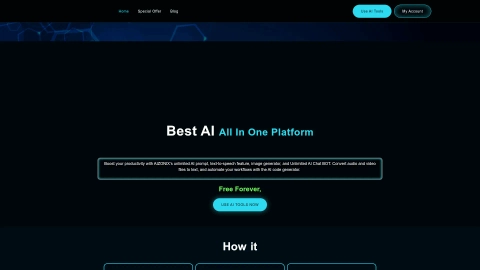 All in One AI Tools Platform - Aizonix