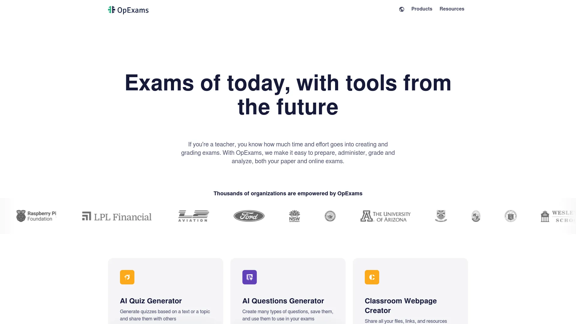 AI Exam Grading Tool - Opexams