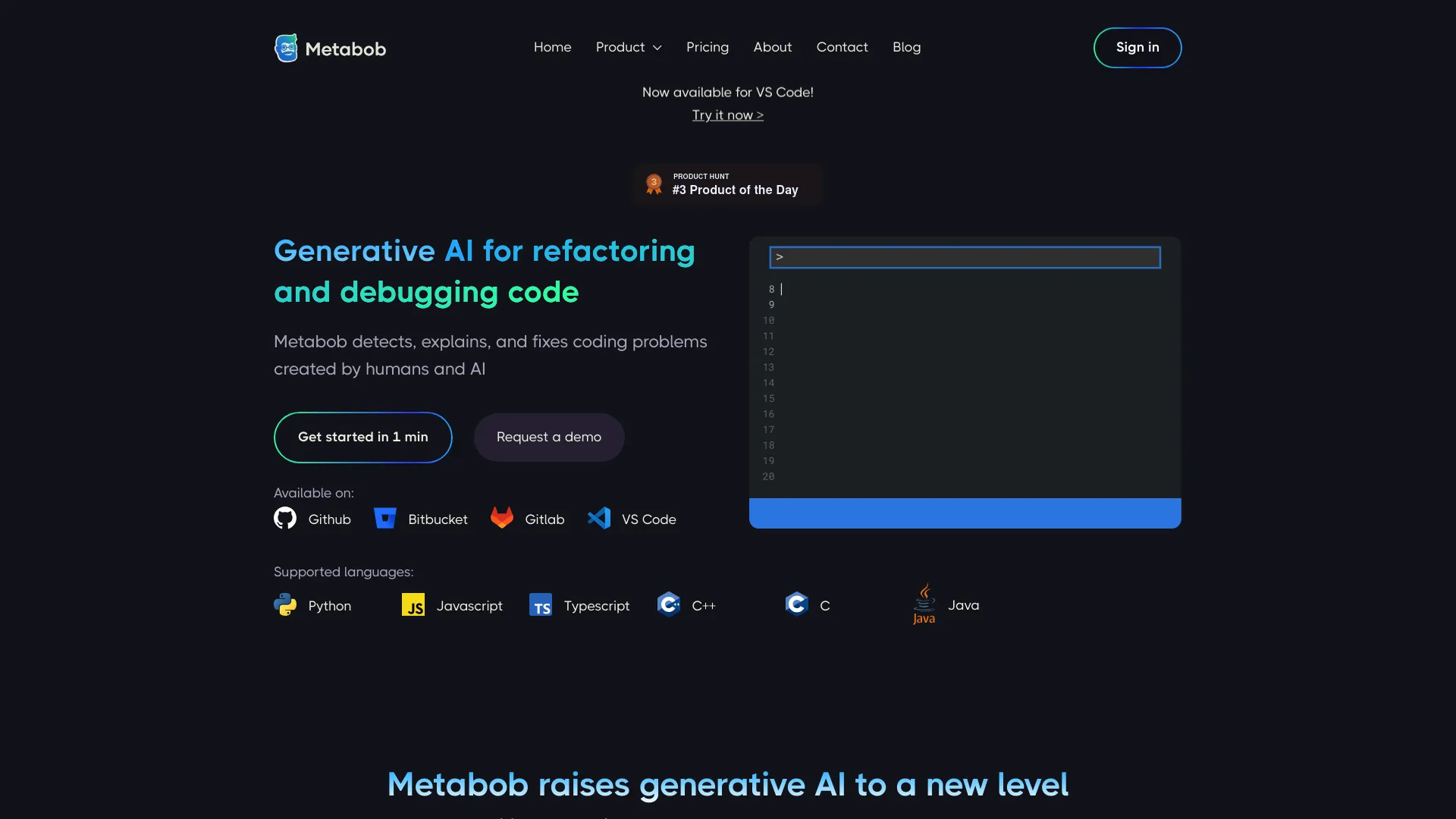 Ai Code Quality Improvement Metabob