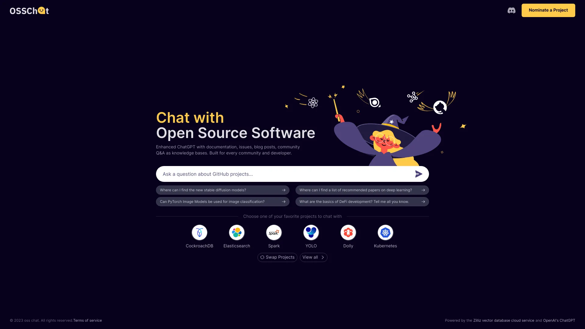 AI Chat Support Tool - Osschat