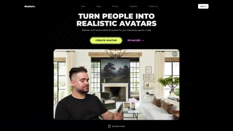 3d Avatar Creation Tool With AI - Avaturn