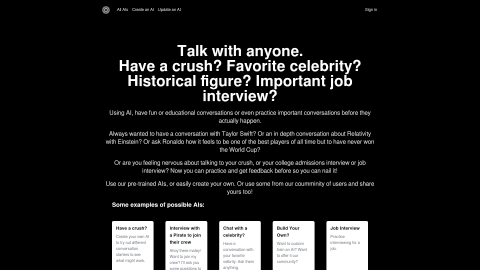 AI Conversation Practice Tool - Practicetalking