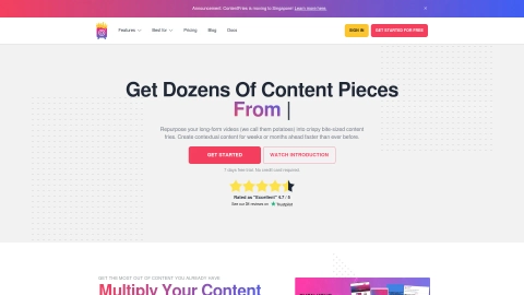 AI Content Repurposing Tool - Contentfries