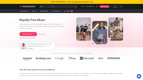 AI Royalty Free Music Library - HookSounds