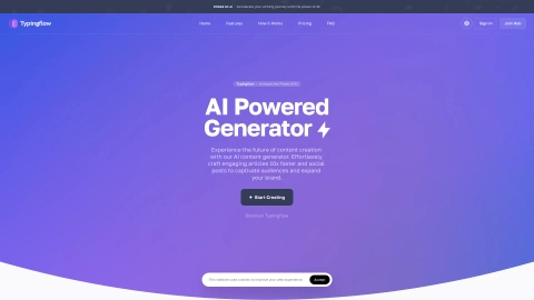 AI Content Generation Tool - Typingflow