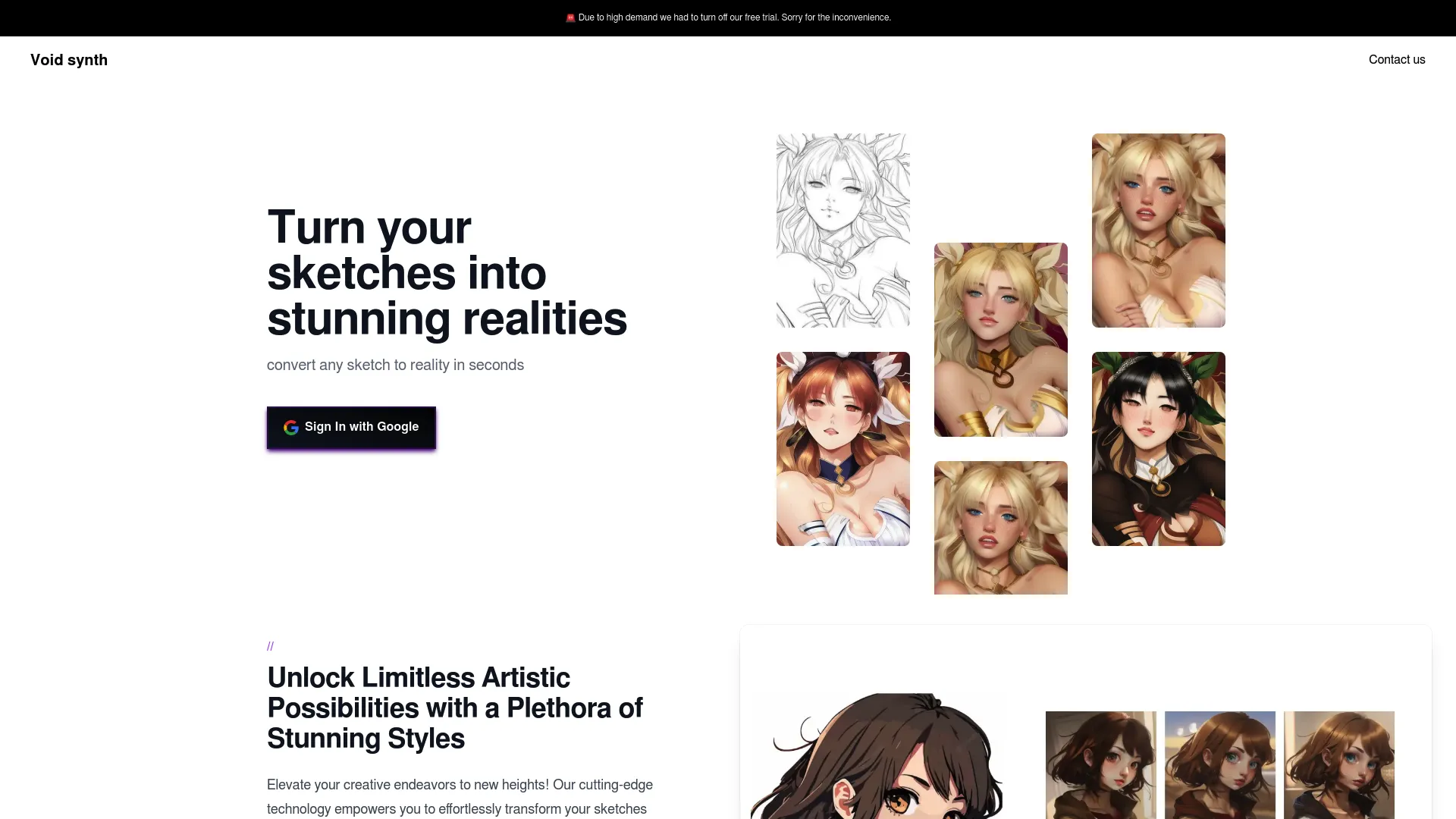 AI Art Style Transform Tool - VoidSynth