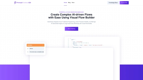 AI Workflow Builder - PromptChainer