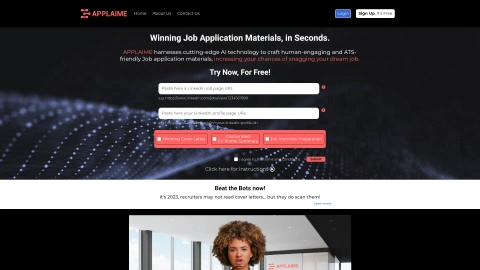AI Cover Letter Generator - Applaime
