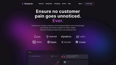 AI Customer Feedback Analysis Tool - Enterpret