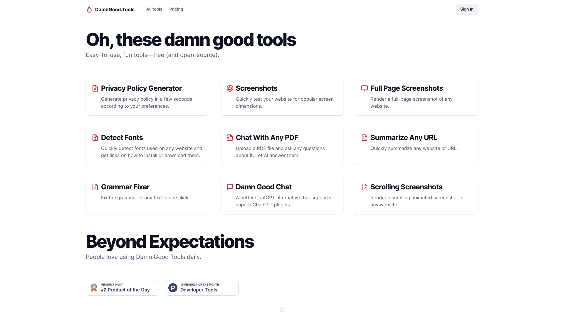AI Multi Functional Tool - Damn Good Tools