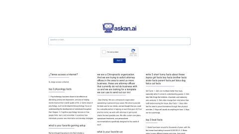 AI Question Answering Tool - Ask An AI
