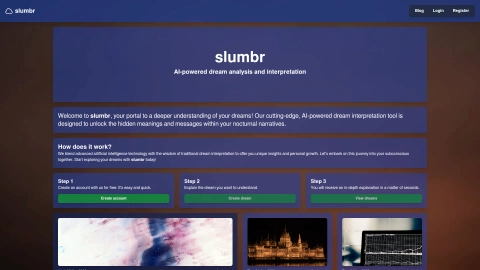 AI Dream Analysis Tool - Slumbr