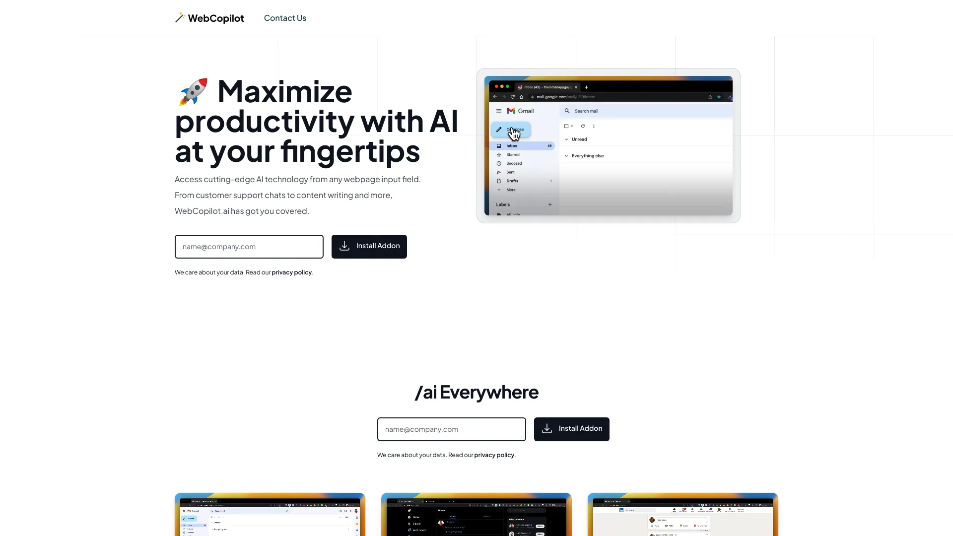 AI Content Creation Tool - WebCopilot