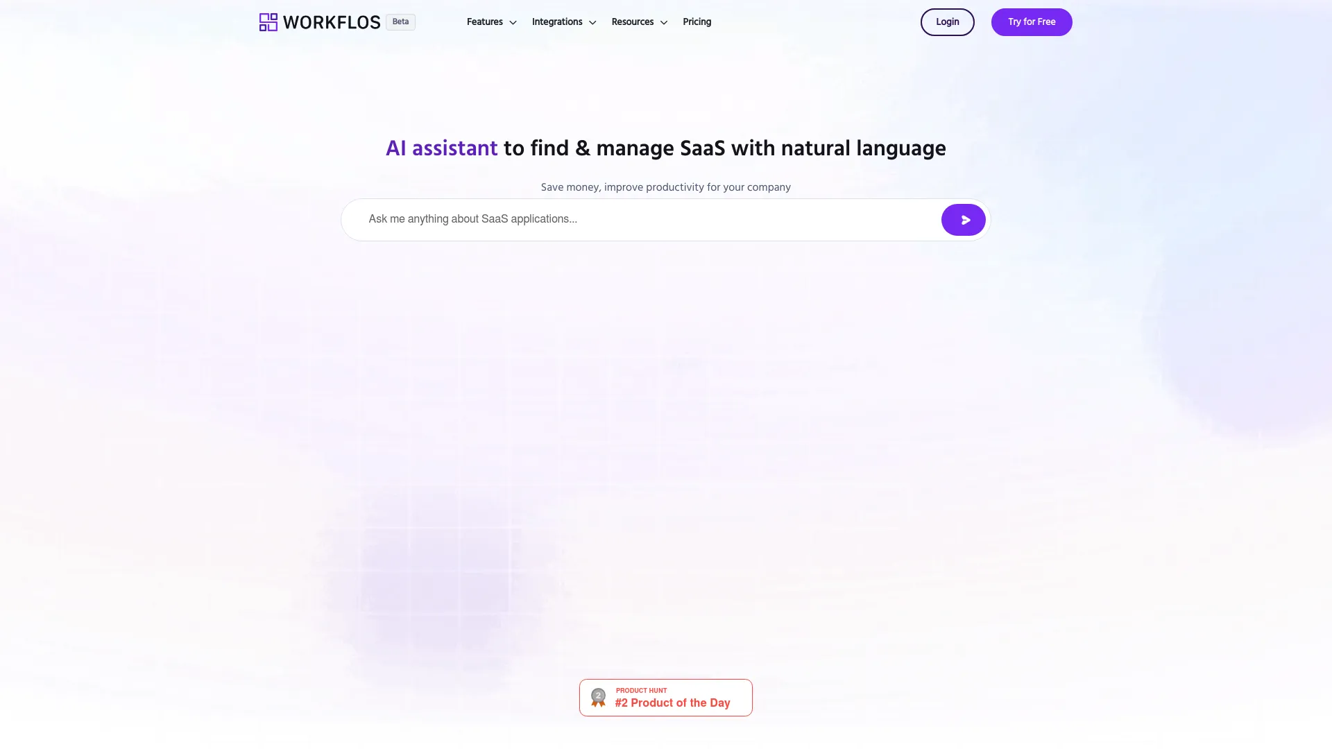 AI Saas Manager And Finder - WorkflosAI