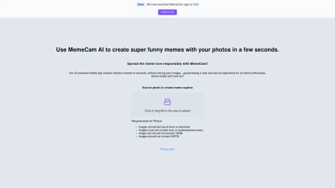 AI Meme Creator - MemeCam